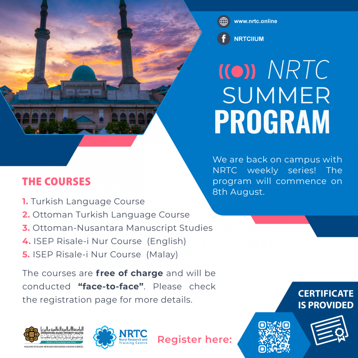 NRTC – Nursi Project for Research, Training and Consultancy